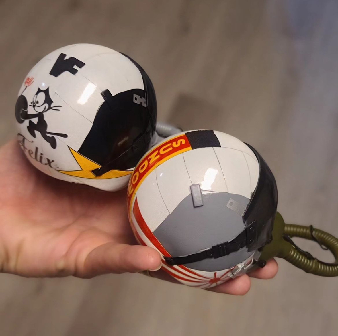 Mini Helmets – Glue, Paint, and Plastic